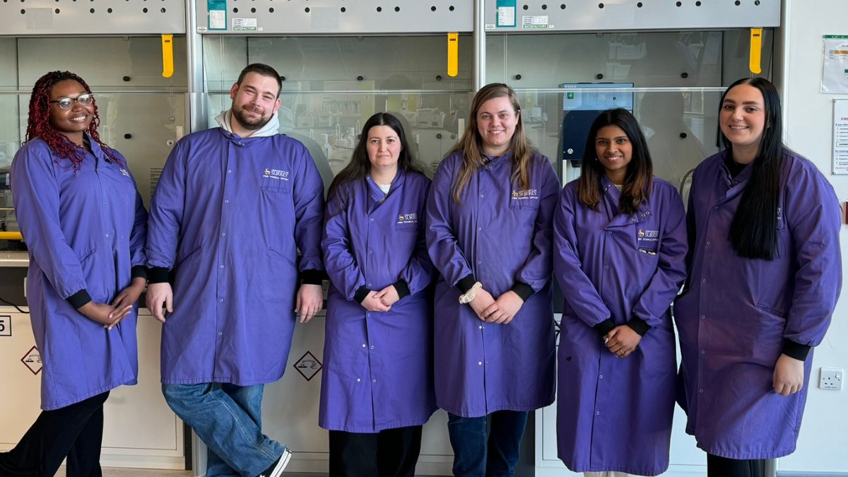 First Surrey lab achieves bronze LEAF award | University of Surrey